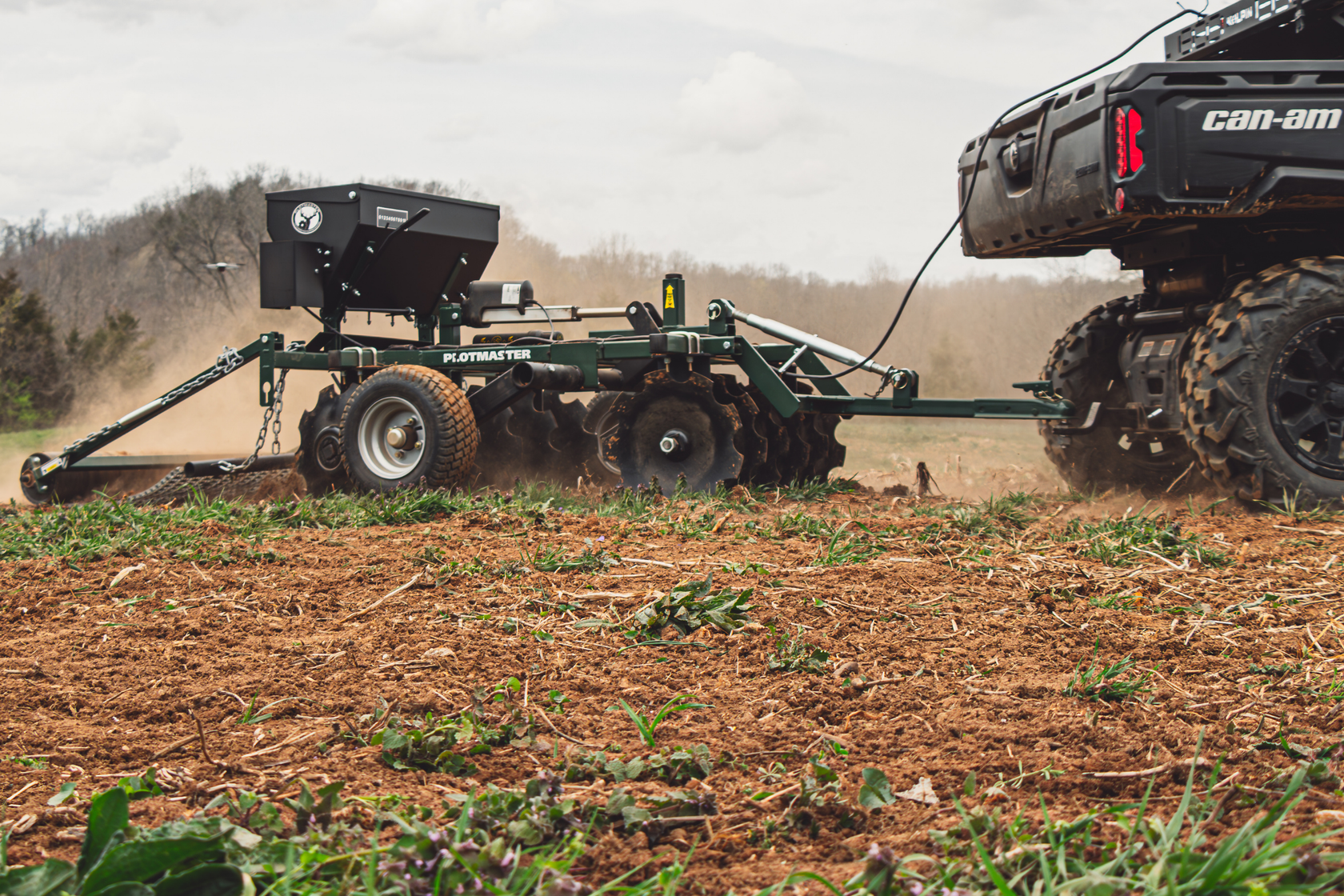 Plotmaster Hunter 400 All-in-One Food Plot System for Hunters